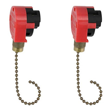 4 Wire Ceiling Fan Switch ZE-268S1 Pull Chain Switch Control Switch ...