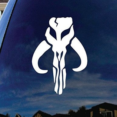 SoCoolDesign Mandalorian Mythosaur Bantha Skull Car Window Vinyl Decal ...