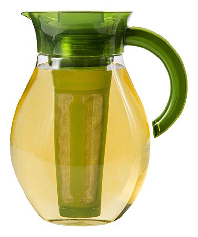 Primula PTBGN-3710 The Big Pitcher Iced Tea Maker, 1 Gallon, Green ...