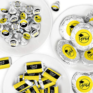 Yellow Grad - Best is Yet to Come - Mini Candy Bar Wrappers, Round ...