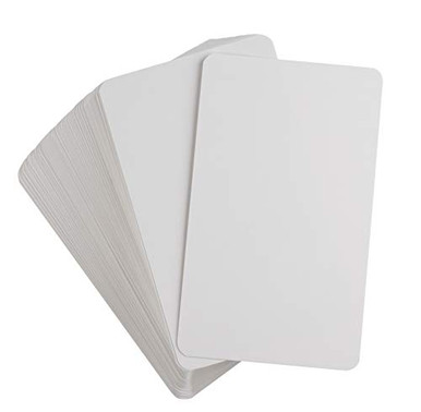 Blank Playing Cards - 200-Piece Reusable Flash Cards, Index Cards, Dry ...