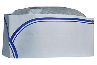 CELLUCAP RC100 Low Profile Overseas/Soda Jerk Hat, Tissue Crown, BLUE ...