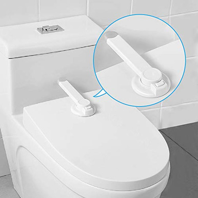 Venhoo Baby Toilet Lock, Baby Proof Toilet Lid Lock with 3M Adhesive ...