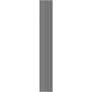 In Home NH2366 Black Caming Line Stained Glass Decals - Warehousesoverstock