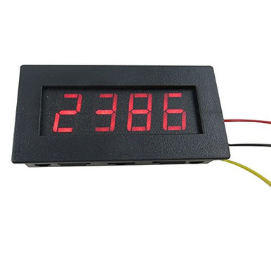 DIGITEN Digital Motor RPM Tachometer Speed Measure Meter 5-9999 LED Red ...