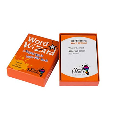 Word Teasers Word Wizard Card Game for Families, Family Game Night ...