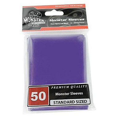 Monster Protectors Sleeves Sleeves - Standard Size Gloss - Purple (Fits ...