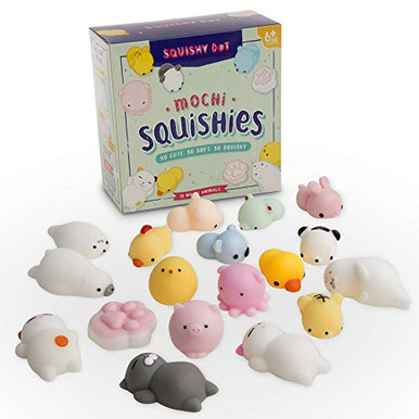 Mini Squishies Kawaii Package Set, Mochi Squishy Toys, Assortment of ...