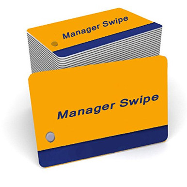 25 Pack of Orange Micros Manager or Server ID Cards - Card Imaging ...