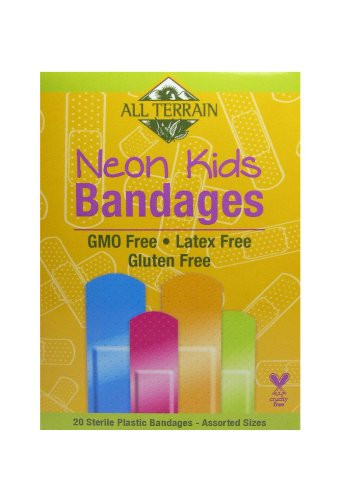 All Terrain Kids Neon Bandages, Latex-Free, Fun Neon Colors, First Aid ...