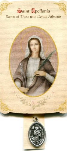 6pc Patron Saints of Healing St. Apollonia (Dental Ailments) Healing ...