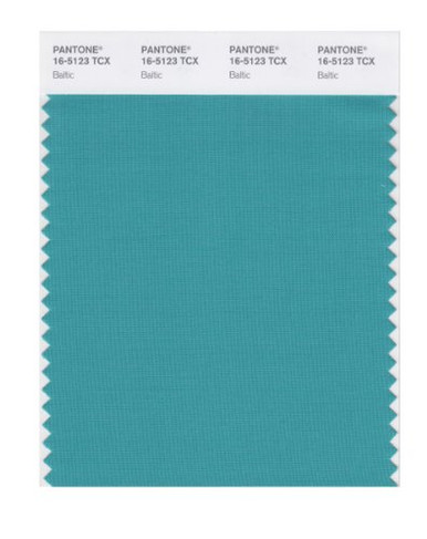 PANTONE Smart 16-5123X Color Swatch Card, Baltic - Warehousesoverstock