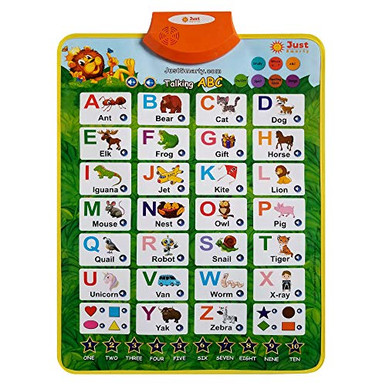 Just Smarty Electronic Interactive Alphabet Wall Chart with Shapes ...