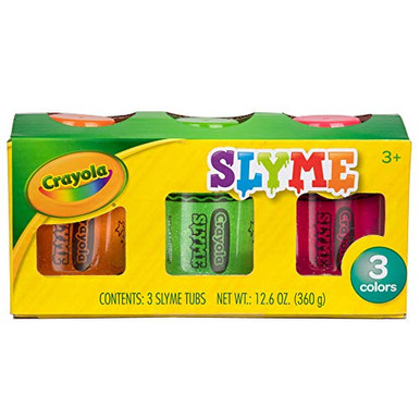 Crayola Slyme Ooey Gooey Sparkling Slime - Non Sticky Clean and ...