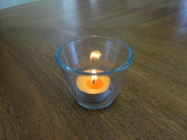 Heavy Clear Glass Votive/tealight Holders With Flared Top (4 Pack) Vot ...