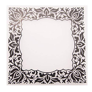 Floral Frame Plastic Embossing Folder for Scrapbook DIY Album Card Tool ...