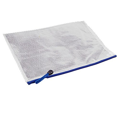 Uxcell A4 Paper Inner Netty Design Files Bag, Clear White ...
