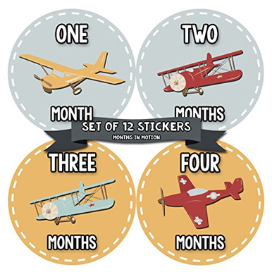 Baby Monthly Stickers | Monthly Milestone Stickers | Baby Month ...