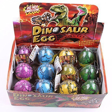 GracesDawn 12 Pack Dinosaur Egg Cute Magic Growing Dinosaur Egg Add ...