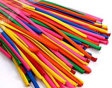 king's deal 200+5 Pcs 260q Twisting Balloons - Assorted Color Twisty ...