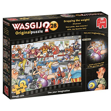 Wasgij 19156 Original 28 - Dropping The Weight! 1000 Piece Jigsaw ...