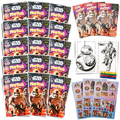 Set of 15 Star Wars Play Packs Fun Party Favors or Classroom Set of ...
