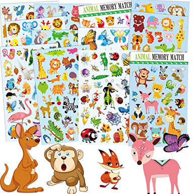HORIECHALY Cute Animal Decal Stickers for Kids, Teacher, Kids Craft ...