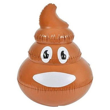 New Inflatable Pile Of Poop Emoji 24 Inches Tall - Warehousesoverstock