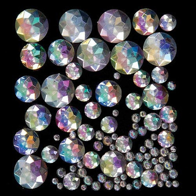 Baker Ross Iridescent Acrylic Jewels Value Pack Creative Art Supplies ...