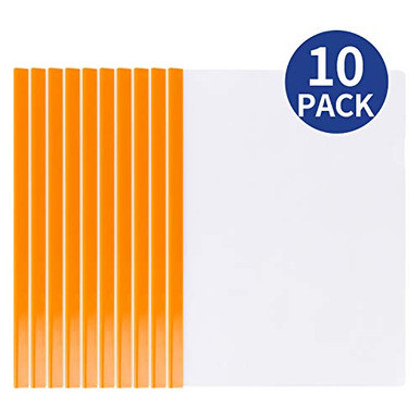 Deli 10 Pack Sliding Bar Clear Report Covers, Transparent Resume ...
