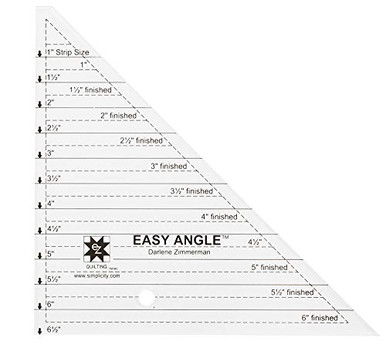Dimensions Small Easy Angle Triangle Quilting Ruler and Quilting ...