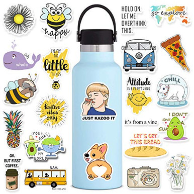 50 Pack Cute Peppa VSCO Stickers for Water Bottles Laptops, Aesthetic ...