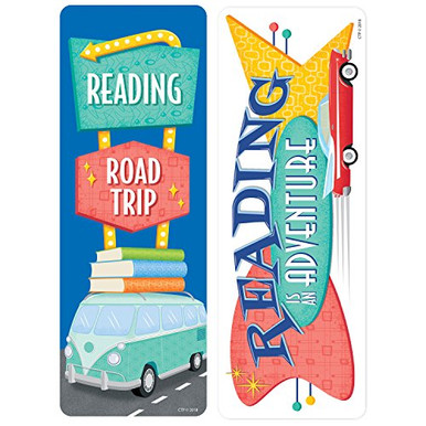 Creative Teaching Press Mid Century Mod Reading Road Trip Bookmarks ...