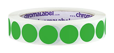ChromaLabel 3/4 inch Removable Color-Code Dot Labels | 1,000/Roll ...