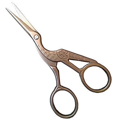 Antique Sewing Scissors Small Classic Embroidery Snip Scissors Stork ...