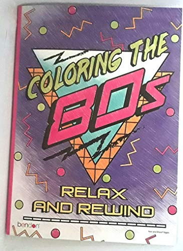 Bendon Coloring The 80s Adult Coloring Book Relax and Rewind ...