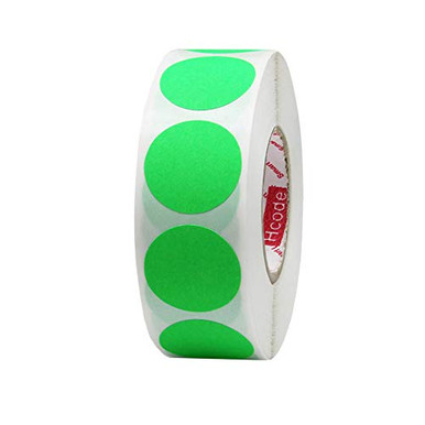 Hcode 1 Inch Color Coding Label Bright Neon Fluorescent Garage Sale ...