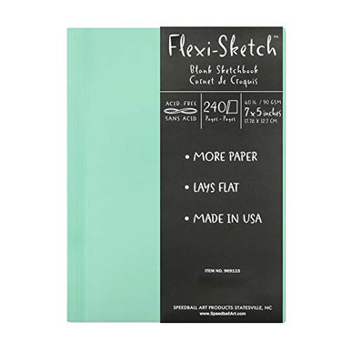 Speedball Art Products Flexi Sketch Blank Artist Journal, 4 x 6, Pool ...