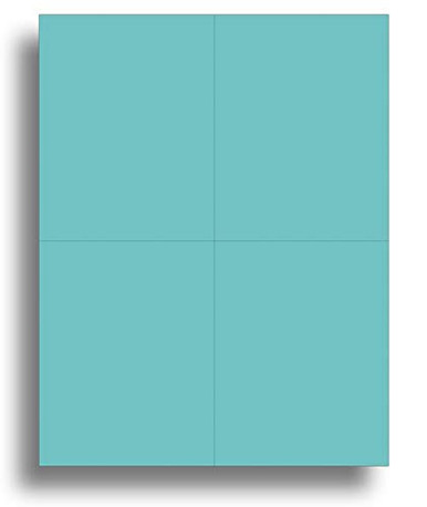 Blank Colored 4-up Postcard Paper by Desktop Publishing Supplies - 25 ...