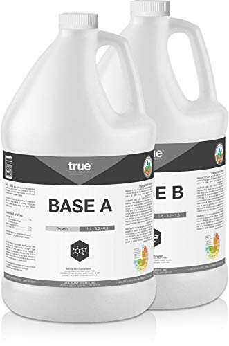True Base A+B Set Complete Plant Growing Nutrient Formula Gallon (2 x ...