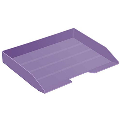 Acrimet Stackable Letter Tray Single Side Load Plastic Desktop File ...
