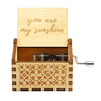 Music Box You are My Sunshine Theme, Wooden Classic Music Box Crafts ...