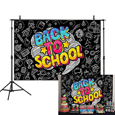 Allenjoy 7x5ft Back to School Theme Party Backdrop First Day of ...