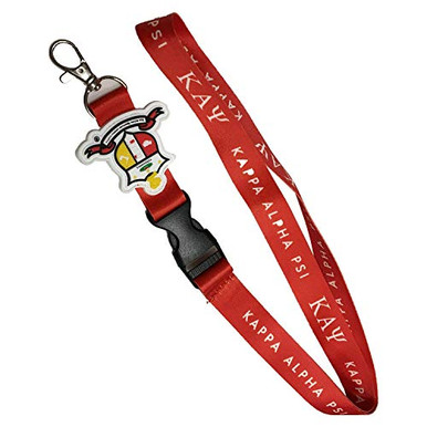 Kappa Alpha Psi PVC Crest Logo Lanyard for Keys Keychain NUPE (Lanyard ...