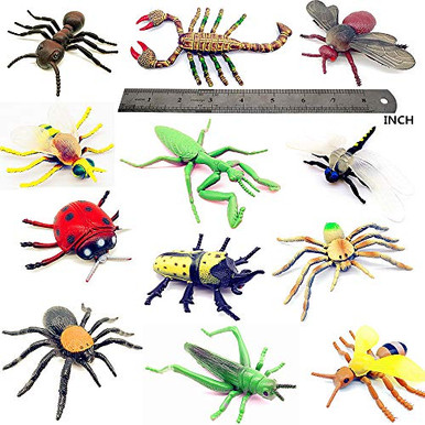 Guaishou Insect Toy Plastic Model Lifelike Assorted Figures Realistic ...