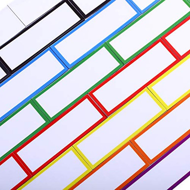 48 Pieces Magnetic Dry Erase Labels Reusable Writable Erasable Magnetic ...
