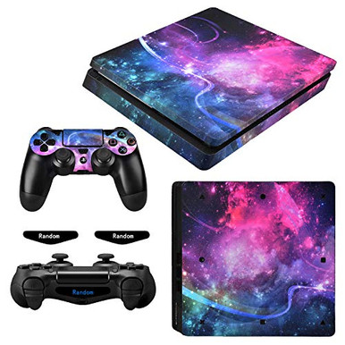 eXtremeRate Shining Galaxy Decals Print Stickers Full Set Faceplate ...