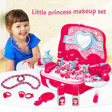 COLOR TREE Pretend Play Makeup Kit Cosmetic Set Kids Beauty Salon ...