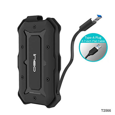 Rugged USB 3.0 SATA 2.5-inch Hard Drive Enclosure - ElecGear T2566 ...