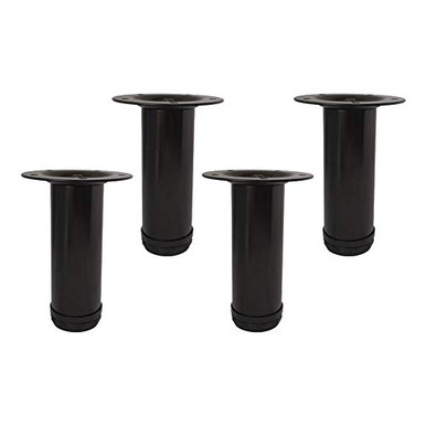 QLLY 6 inch Adjustable Tall Metal Desk Legs, Office Table Furniture Leg ...